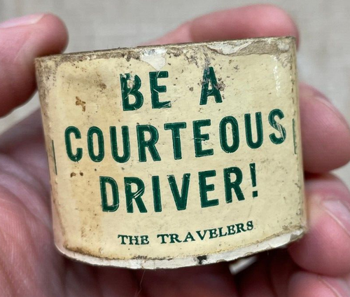Antique Be a Courteous Driver & Drive Defensively Sticker Roll The ...