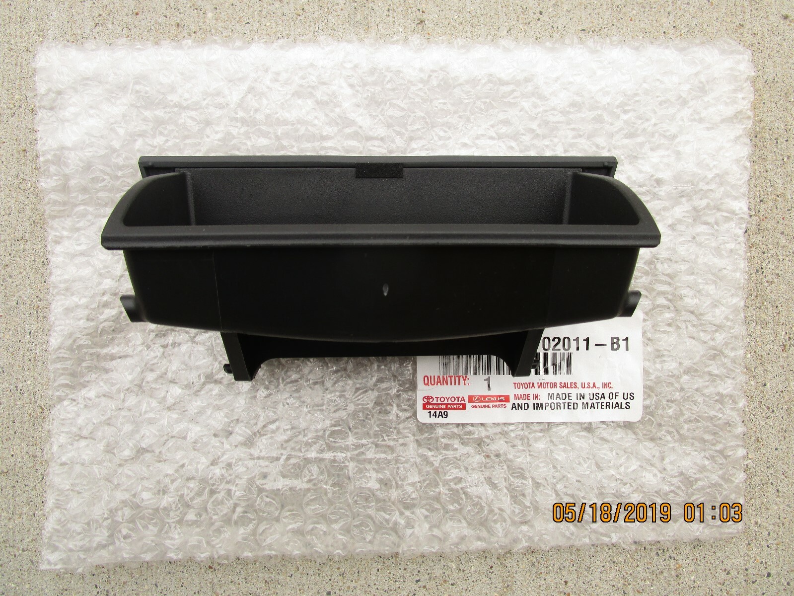 03 -08 TOYOTA COROLLA DASH INSTRUMENT CLIMATE CONTROL LOWER PANEL BOX ...