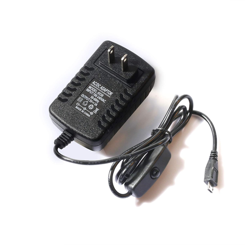 5V 3A Micro USB AC Adapter DC Wall Power Supply Charger with on off ...