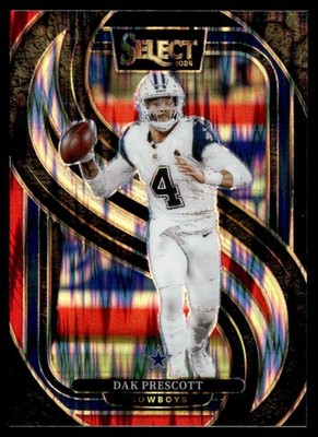 2024 Panini Select Black & Red Shock Dak Prescott #125 | eBay