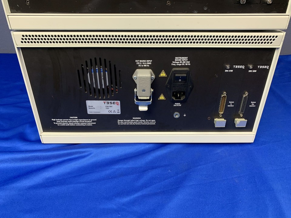 Teseq NSG3060/CDN3061 Transient Generator 6.6kV Surge/4.8kV EFT w/ 1ph ...
