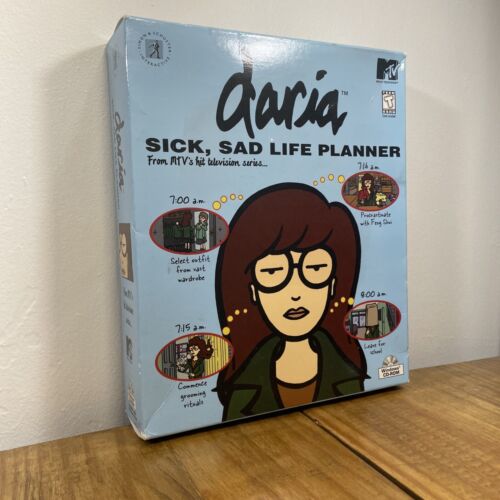 Vintage Daria MTV Planner CD Windows Box Only RARE! | eBay