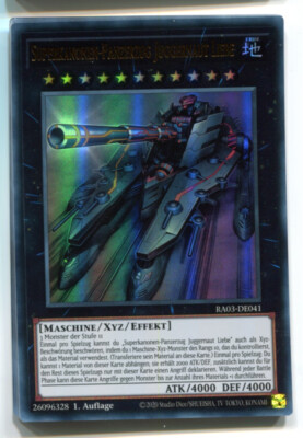 Yu-Gi-Oh! Superkanonen Panzerzug Juggernaut Liebe Ultra Rare RA03-DE041 ...