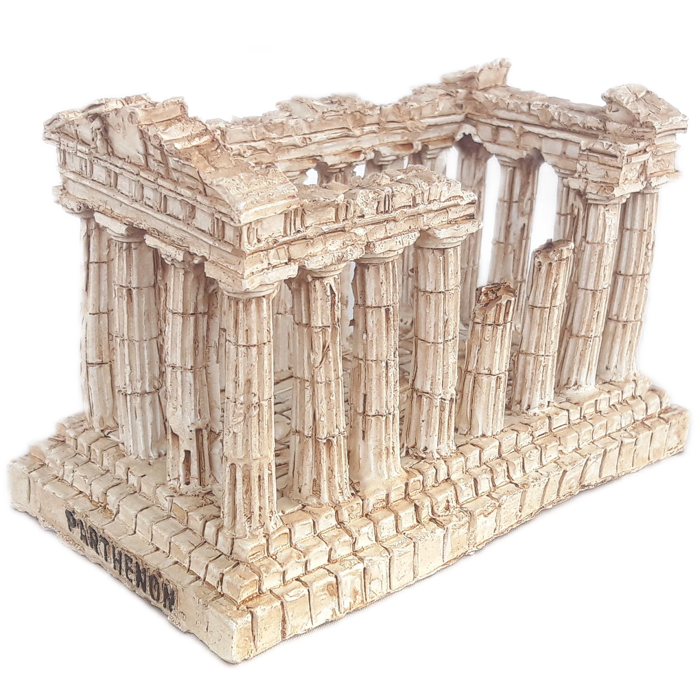 4 3/4" Souvenir Greece Athens Parthenon Acropolis 3D Model Statue ...