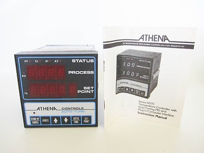 Athena Controls 6075-TT-E2 0-1400F J 120/240 VAC Temperature Controller ...