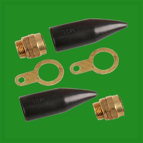 2x Câble Glande M20 Fil 20.5/15.5mm Diamètres IP66 Linceuls Earthtags ...