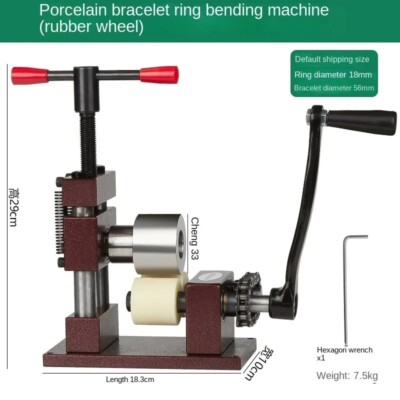 Manual Jewelry Bending Machine for Bracelet Flat Surface Bangle Forming ...