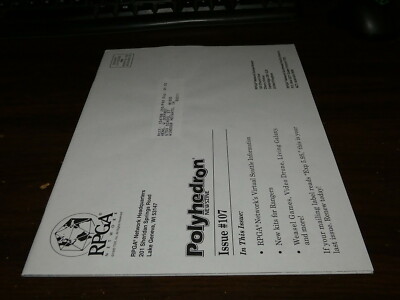 TSR: RPGA: Polyhedron Newszine Issue #107 with mailer | eBay