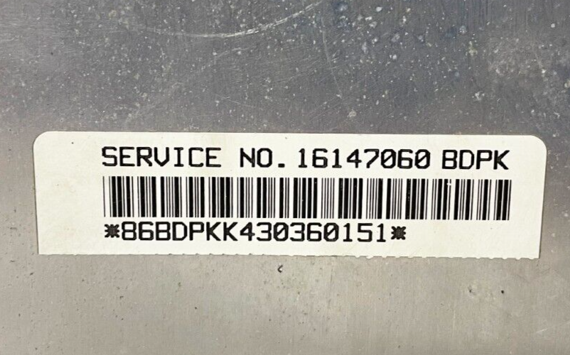 1991-1993 Chevy GMC 5.7L 7.4L ECM ECU 16147060 BDPK | eBay