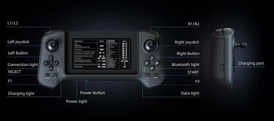 Unitree R3 Controller – Wireless Remote for Robot Dogs (Go2, Go2-W, B2) | eBay