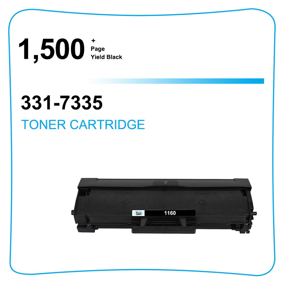 4 PACK Compatible B1160 Toner Cartridges B1163 Ink for Dell Multi ...