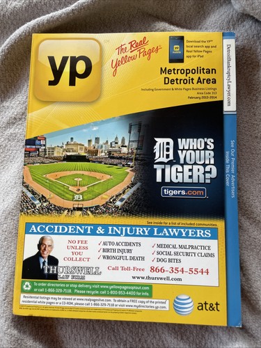 THE REAL YELLOW PAGES METROPOLITAN DETROIT FEBRUARY 2013-2014 | eBay