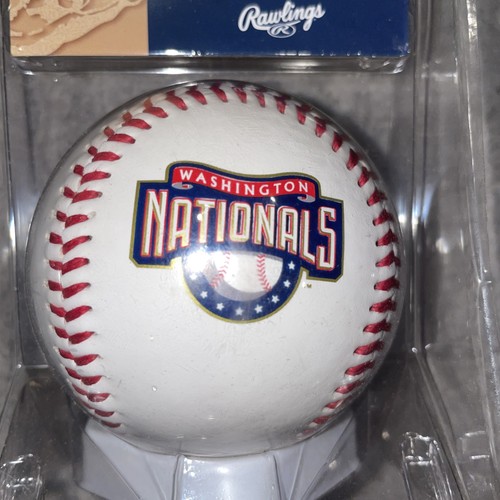 Washington Nationals 2005 Logo White Rawlings Souvenir Baseball Ball | eBay