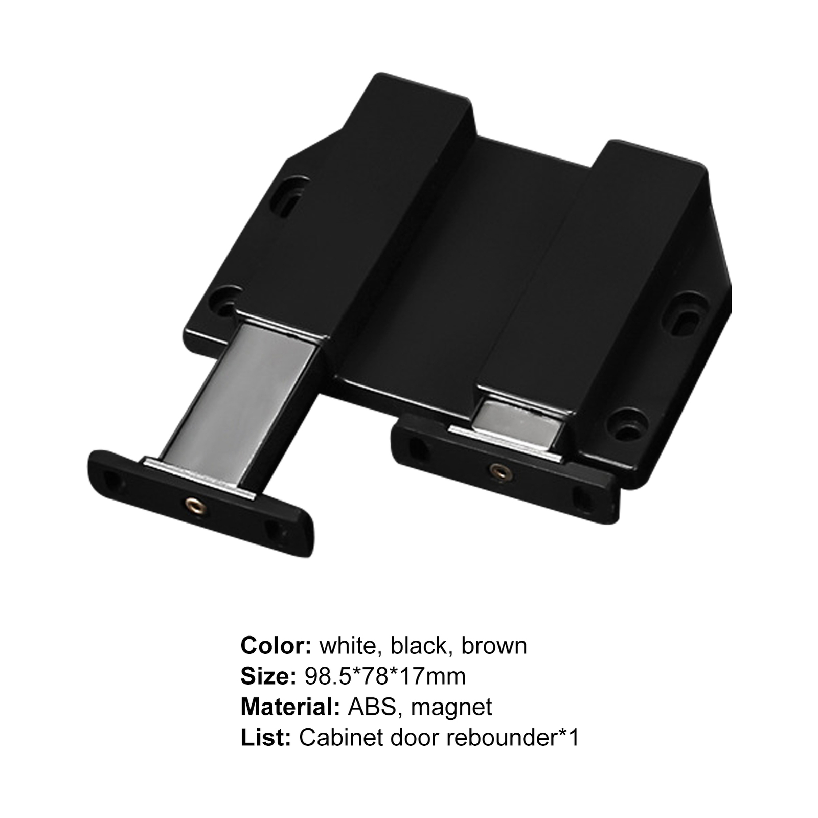 Push Catch Latch Convenient Handle Free Double-headed Magnetic Push ...