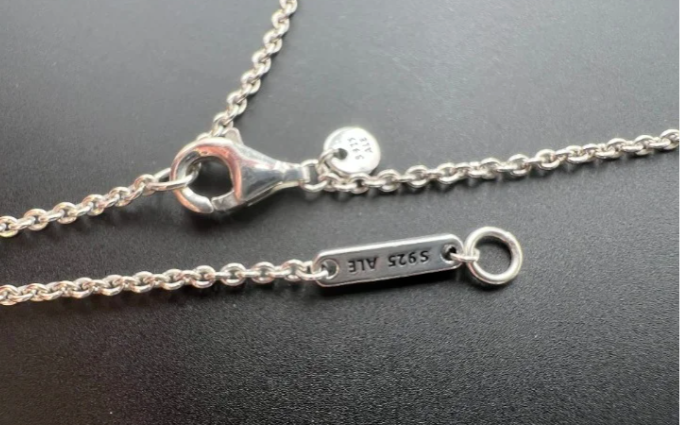 PANDORA ALE STERLING SILVER 925 GEOMETRIC SHAPES "Y" CZ NECKLACE ...