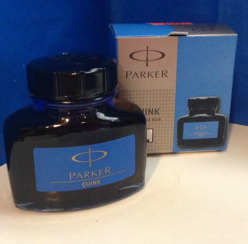 BRAND NEW! PARKER QUINK - WASHABLE BLUE INK 57ML/1.9 OZ | eBay