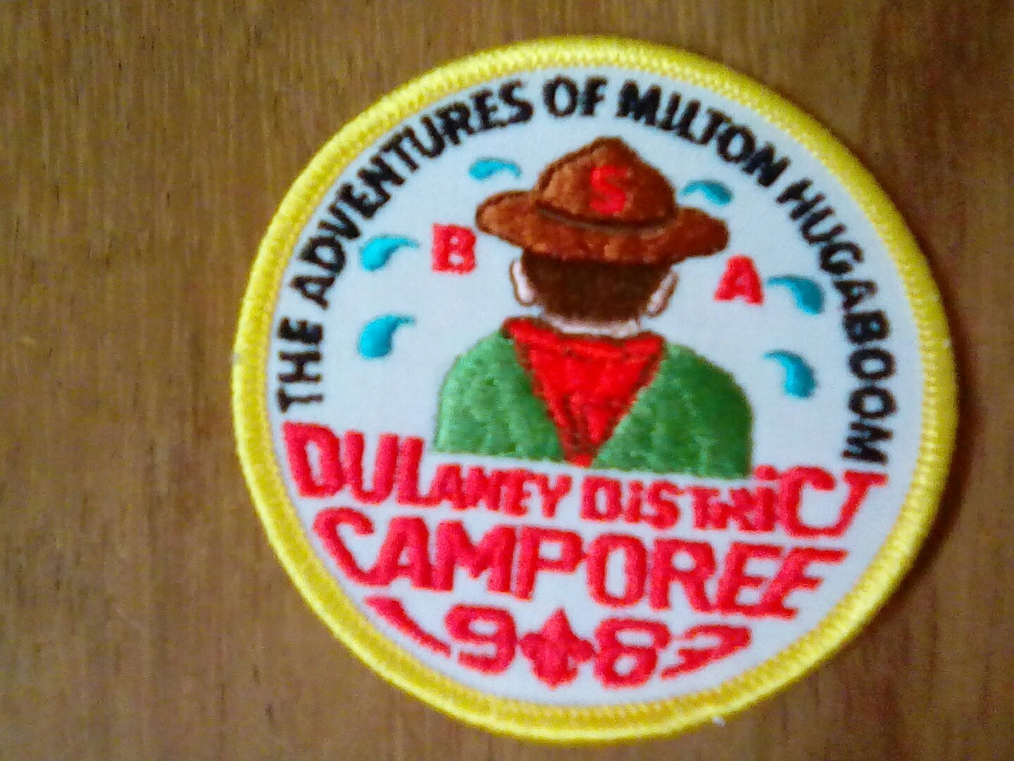 1983 DULANEY DISTRICT Camporee BAC BSA Patch The Adventures of Milton ...