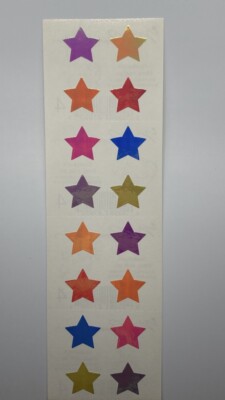 Mrs Grossman’s Opalescent Star Stickers Vintage 1980’s | eBay