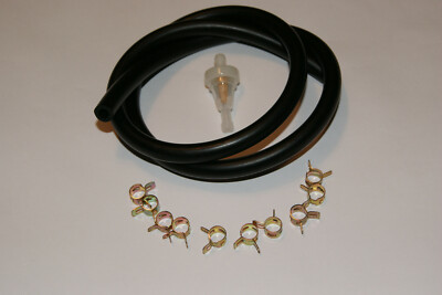 1/4 ID BLACK Fuel Line ATV Watercraft Motorcycle Snowmobile PWC ...