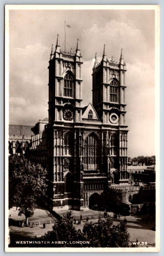 Postcard RPPC, Westminster Abbey, Westminster, London England Unposted ...