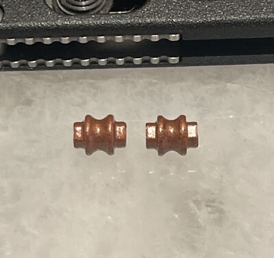 Flat Copper Standoff Spacers For Benchmade 535 Bugout 533 Mini 537 ...