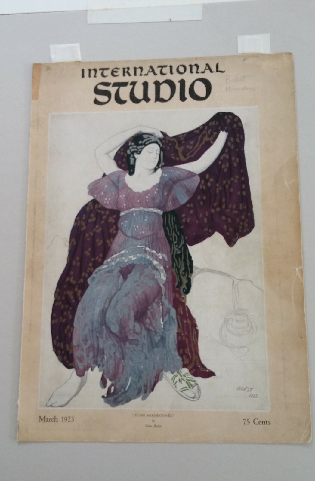 Front Cover of "International Studio" Magazine, March 1923-Leon Bakst ...