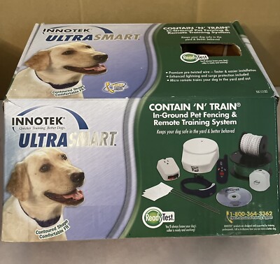 INNOTEK ULTRA SMART IN GROUND PET FENCING & REMOTE TRAINING SYSTEM IUC ...