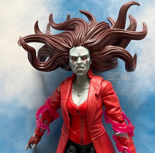 ZOMBIE SCARLET WITCH Marvel Legends MCU What If Wanda no Khonshu BAF ...