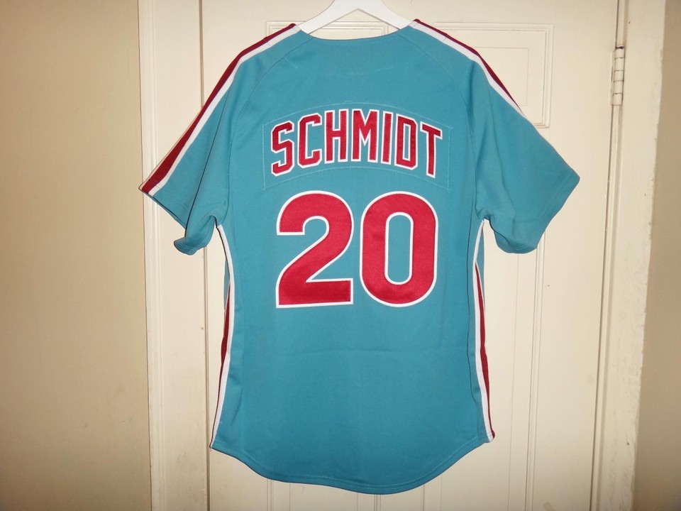 Men's Mike Schmidt 1980 Mitchell & Ness Phillies Authentic Jersey $300 ...