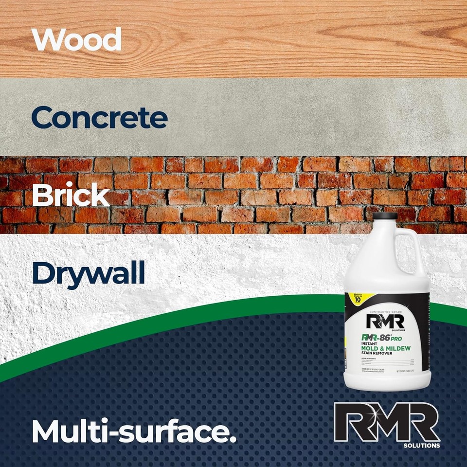 RMR-86 Pro Contractor Grade Mold Stain & Mildew Stain Remover Cleaning ...