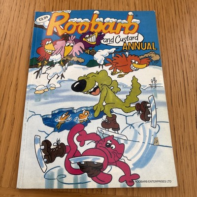 RARE Roobarb and Custard Annual 1991 | eBay UK