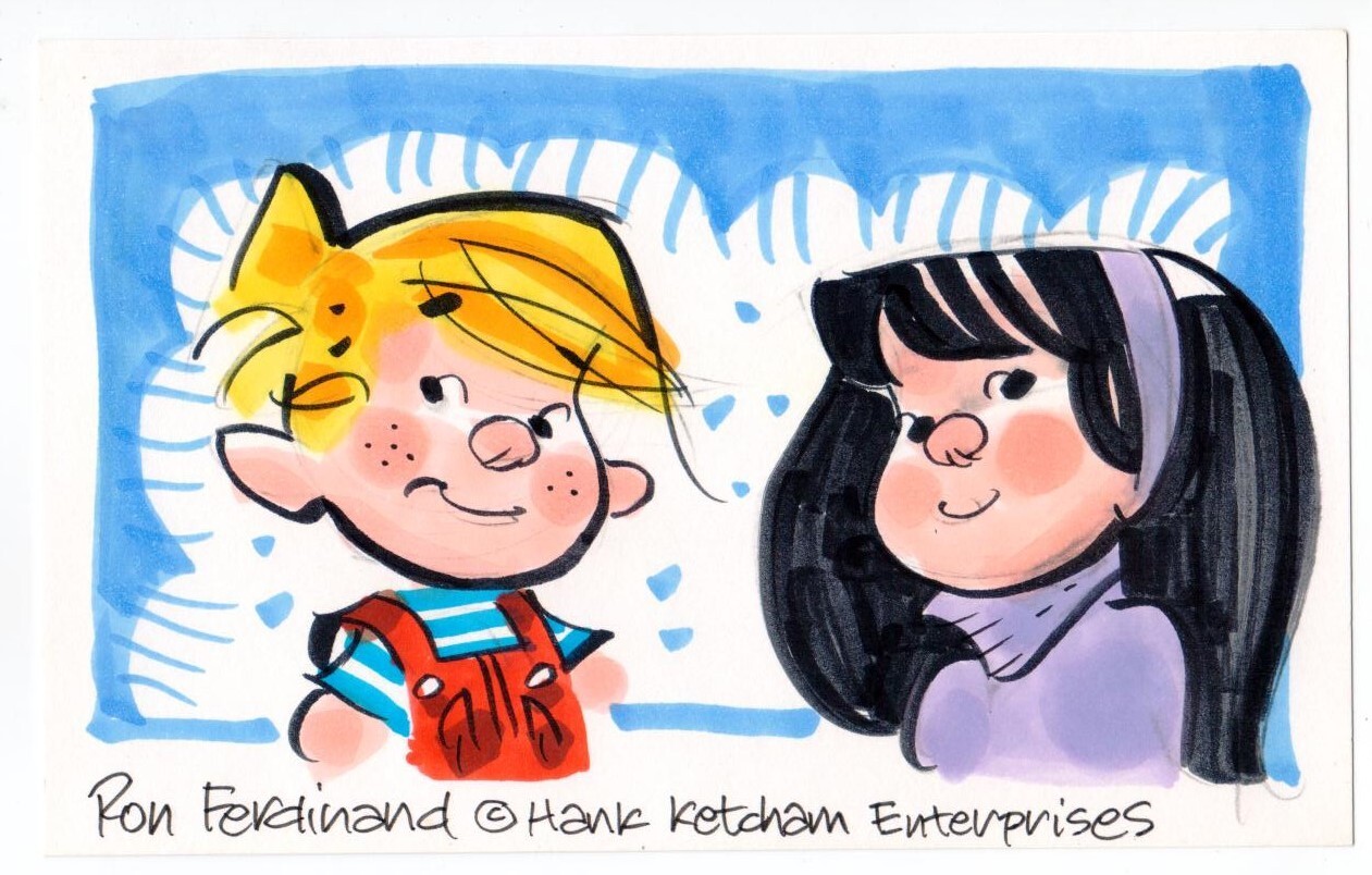 Ron Ferdinand Signed 8x5 Autographed Index Card IDC Cartoonist #14 | eBay