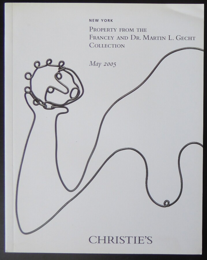 Christie's NY Francey and Dr. Martin L. Gecht Collection May 2005 ...