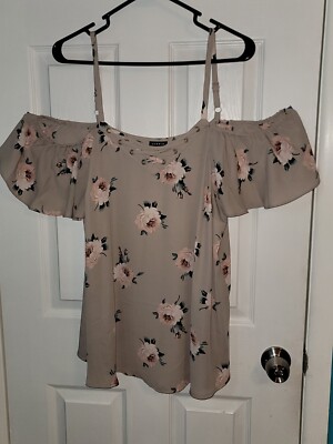 Torrid Cold Shoulder Flowy Top SIZE 0 | eBay