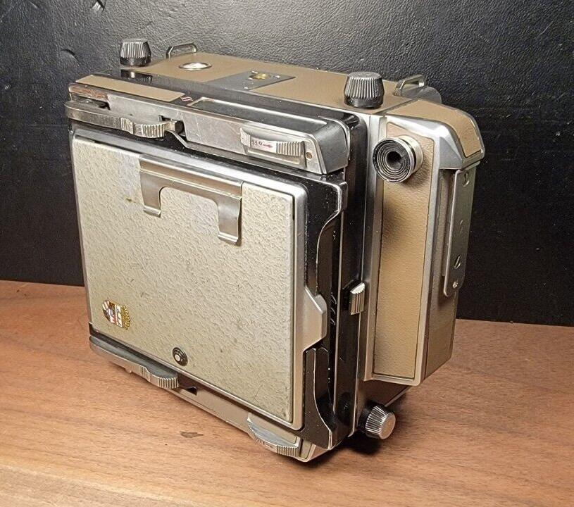 LINHOF SUPER TECHNIKA IV 4x5 CAMERA -NEW BELLOWS +++Functional 2 RF ...