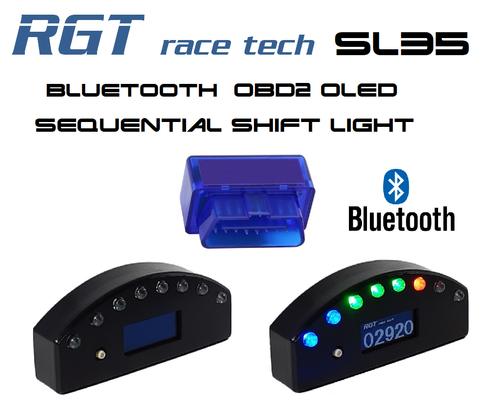 SL35 RGT race tech Bluetooth OBD2 Sequential Shift light shiftlight ...