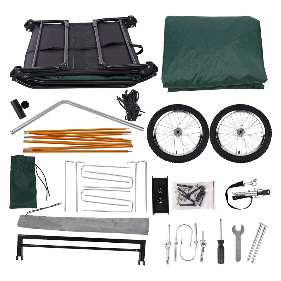 Bike trailer tent, bike Camper, Bicycle Trailer Tent, cargo trailer ...