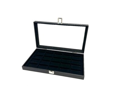 Lighters Black Glass Top 20 Space Collectors Hobby Display Case | eBay