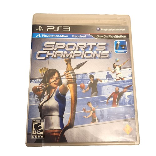 Sports Champions (Sony PlayStation 3 PS3 GAME COMPLETE ARCHERY TENNIS ...