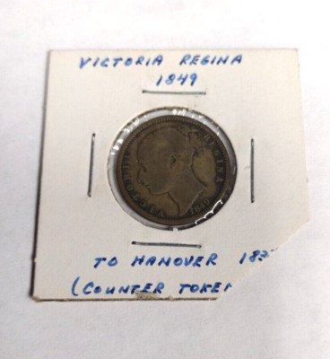 1849 Victoria Regina Hanover 1837 Token | eBay