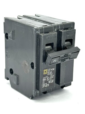 New Square D DP-4075 2 POLE 20 Amp Circuit Breaker | eBay