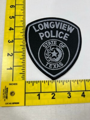 Longview Police Texas TX Subdued Shoulder Patch SWAT | eBay