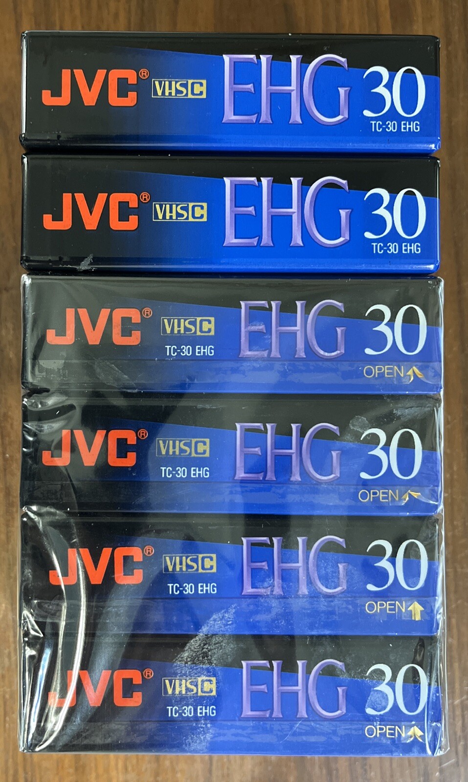 JVC Compact VHS C Blank Camcorder Tape - Sealed 90 Minutes TC-30 EHG ...