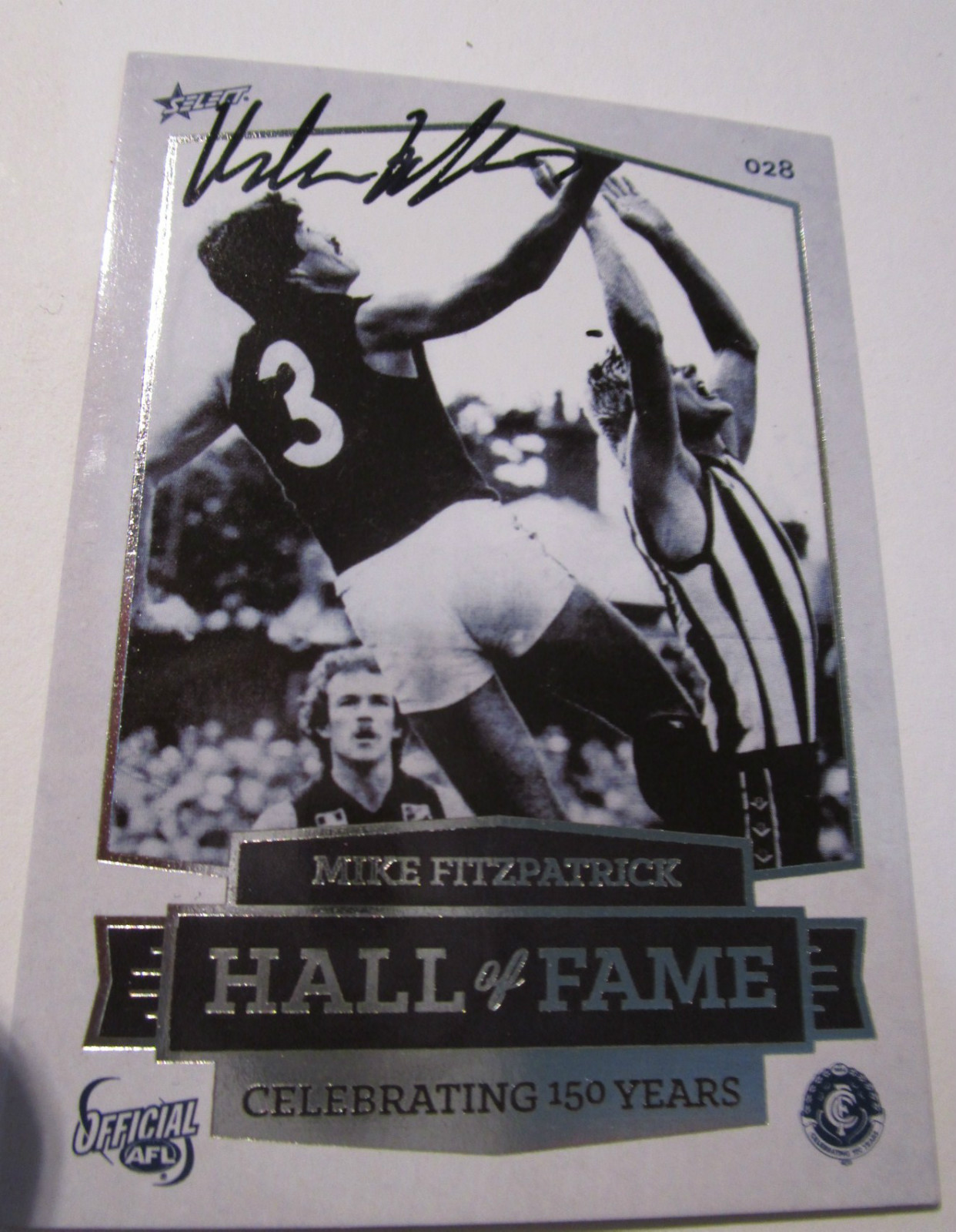 Carlton - Mike Fitzpatrick Premiership Captain - signed Hall of Fame ...