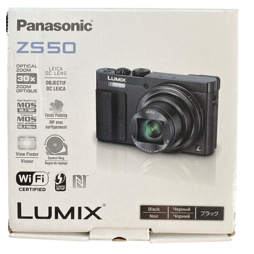 Panasonic Lumix DMC-ZS50 Digital Camera - 12.1 MP - 30x Optical Zoom ...