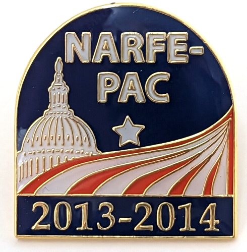 2013-2014 NARFE PAC National Active & Retired Federal Employees Lapel ...