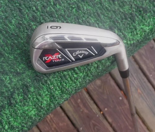 Callaway RAZR Tour 6 Iron Steel Stiff Flex Mint | eBay