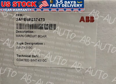 1PCS SINT4510C ABB 3AFE68637473 Drive plate ABB NEW IN BOX | eBay
