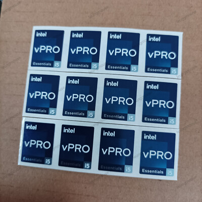 intel CORE i5 vPRO Essentials STICKER 18MM X 23MM ( 12 PCS per lot ) | eBay