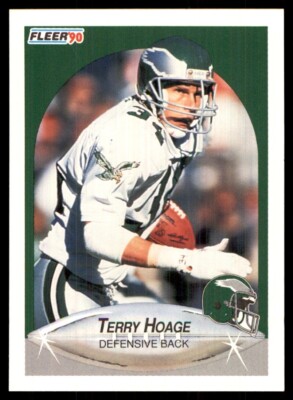 1990 Fleer Terry Hoage Philadelphia Eagles #85 | eBay